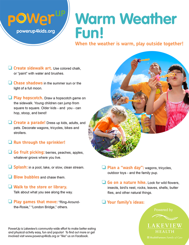 Warm Weather Bucket List - HealthPartners